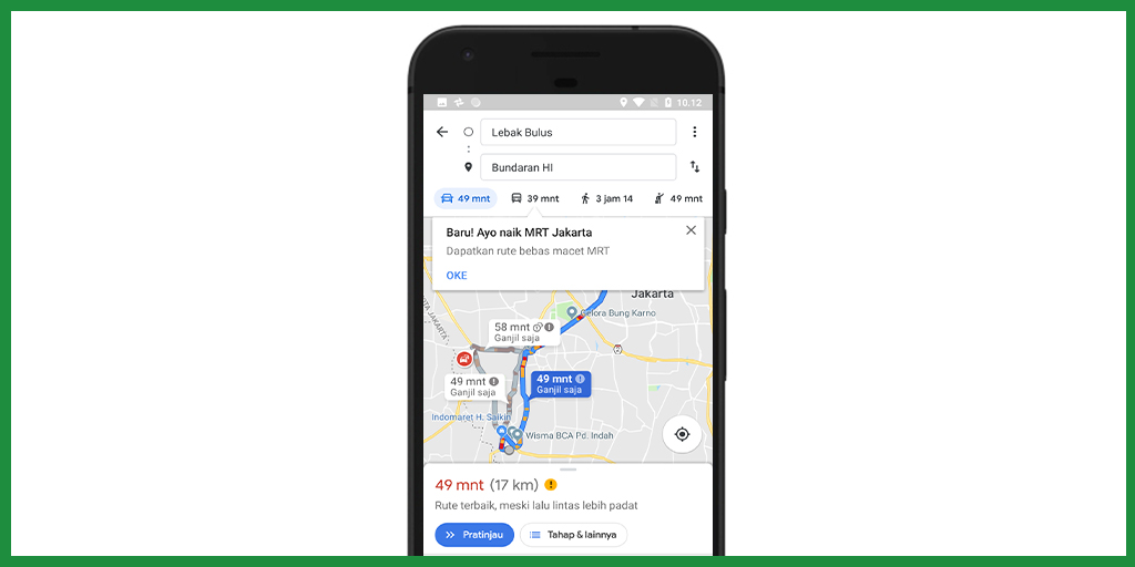 Jadwal dan Rute MRT Jakarta Kini Tersedia di Google Maps • Jagat Gadget