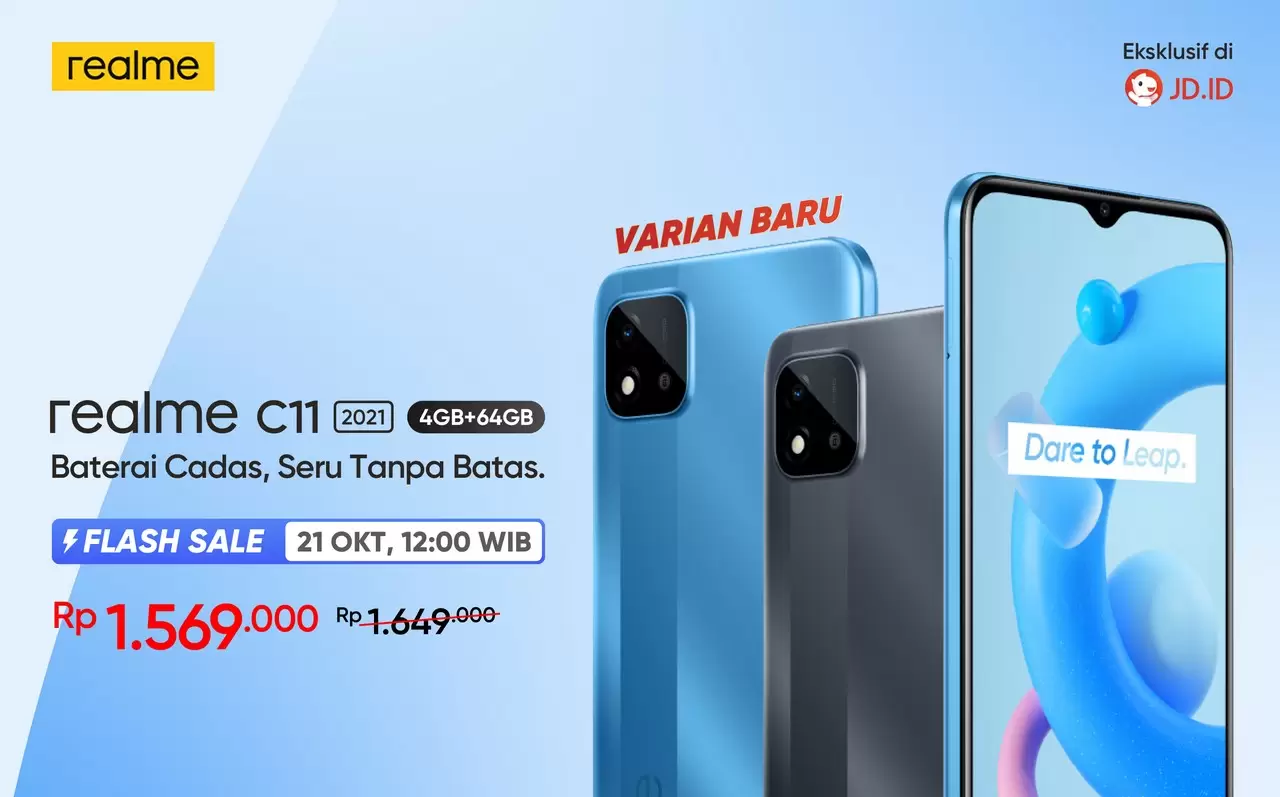 realme Hadirkan Varian Baru realme C11 2021 dengan Kapasitas Memori ...