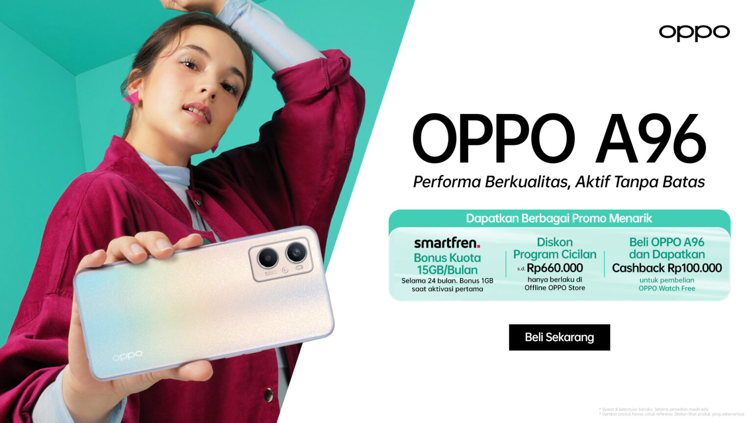 Oppo A96 Resmi Dijual dengan Snapdragon 680, Harga 4 Jutaan • Jagat Gadget