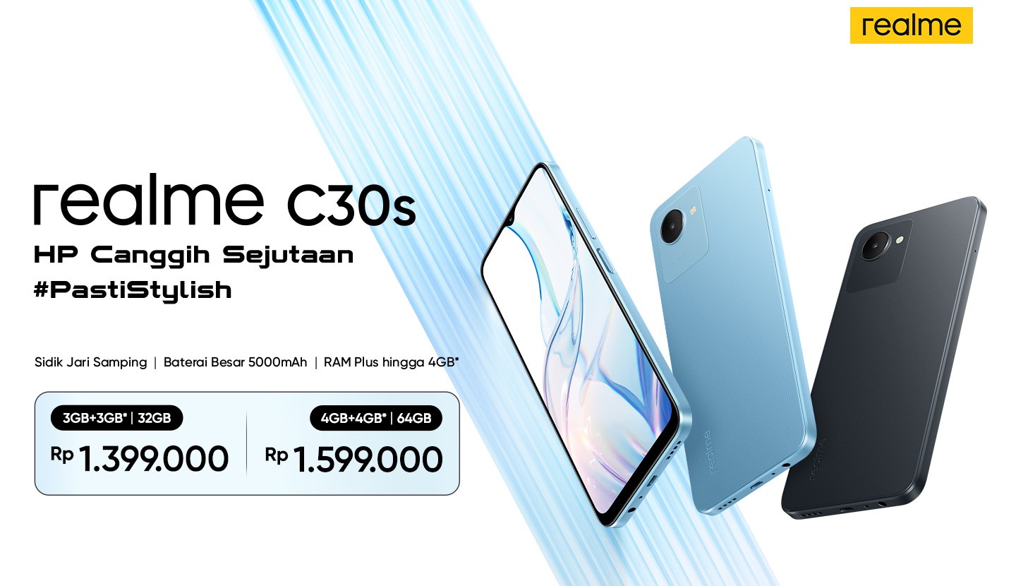 realme C30s Resmi Meluncur Harga Rp 1 Jutaan • Jagat Gadget