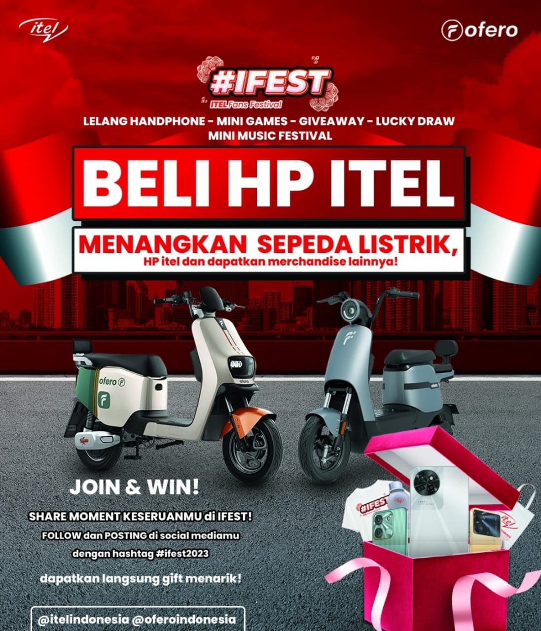 Sambut HUT RI ke-78, Itel Gelar Itel Fans Festival (IFEST) di Lima Kota • Jagat Gadget