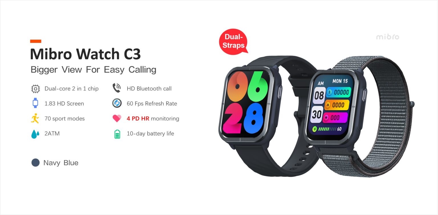Diinvestasi Xiaomi, Smartwatch Mibro Watch A2 dan Watch C3 Meluncur di ...