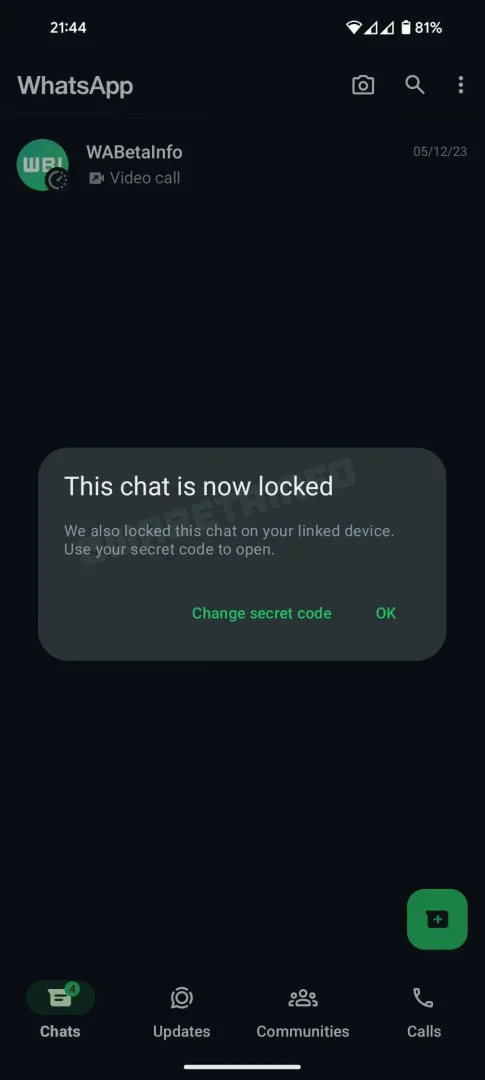 Chat Lock di WhatsApp Bakal Sinkron di Semua Perangkat • Jagat Gadget