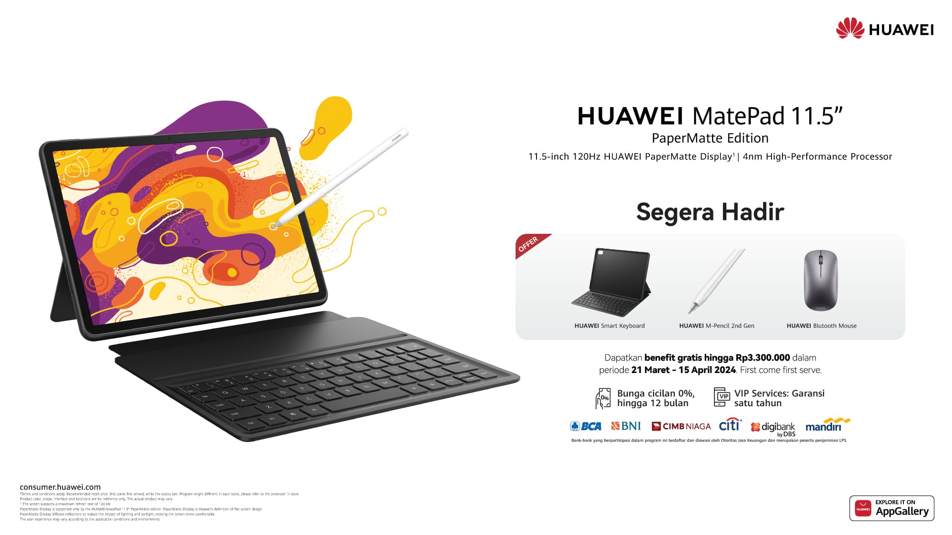 Huawei MatePad 11.5 PaperMatte Edition Segera Hadir di Indonesia ...