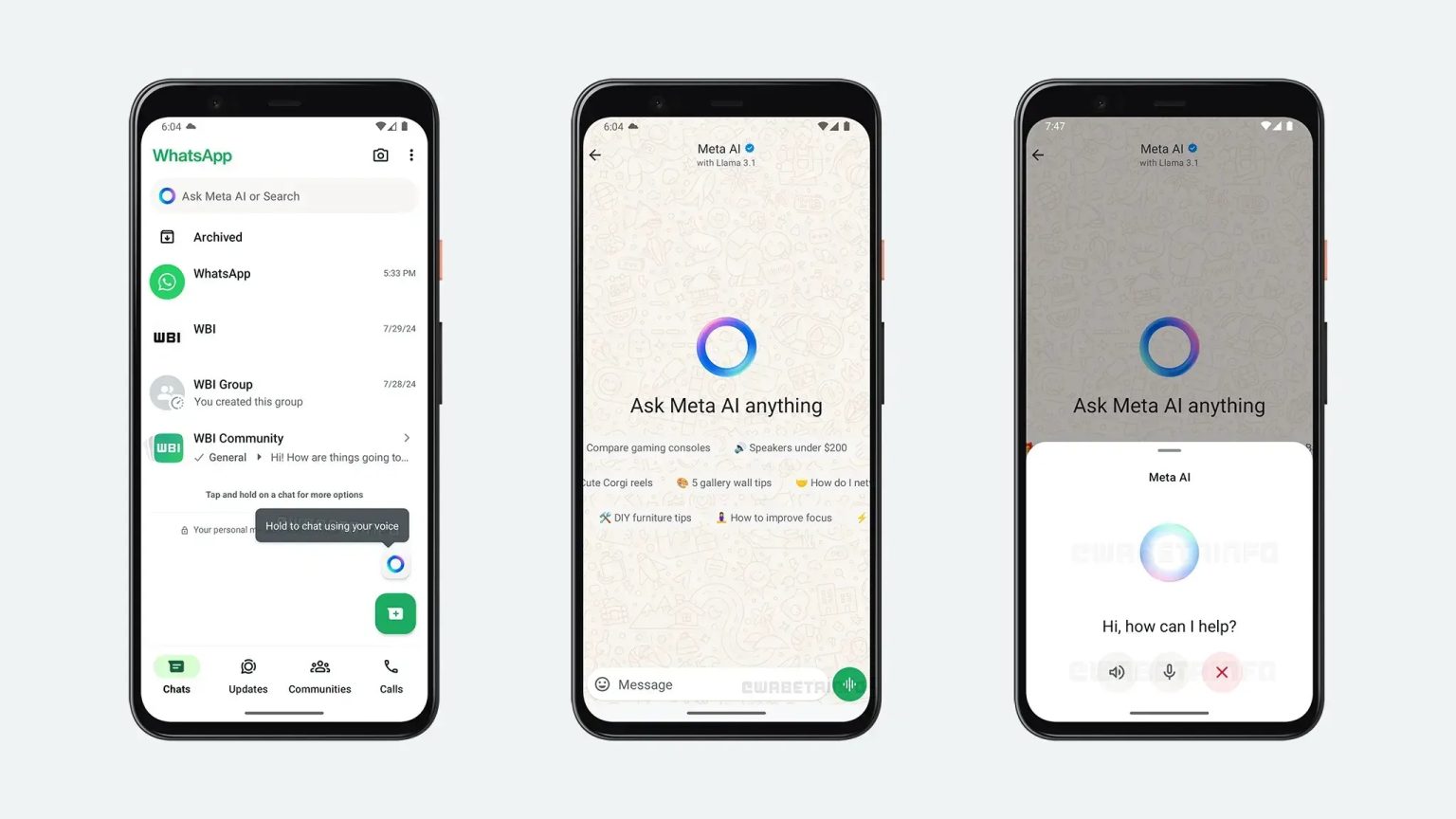Fitur Mode Voice Chat AI di WhatsApp Sedang Diuji Coba • Jagat Gadget