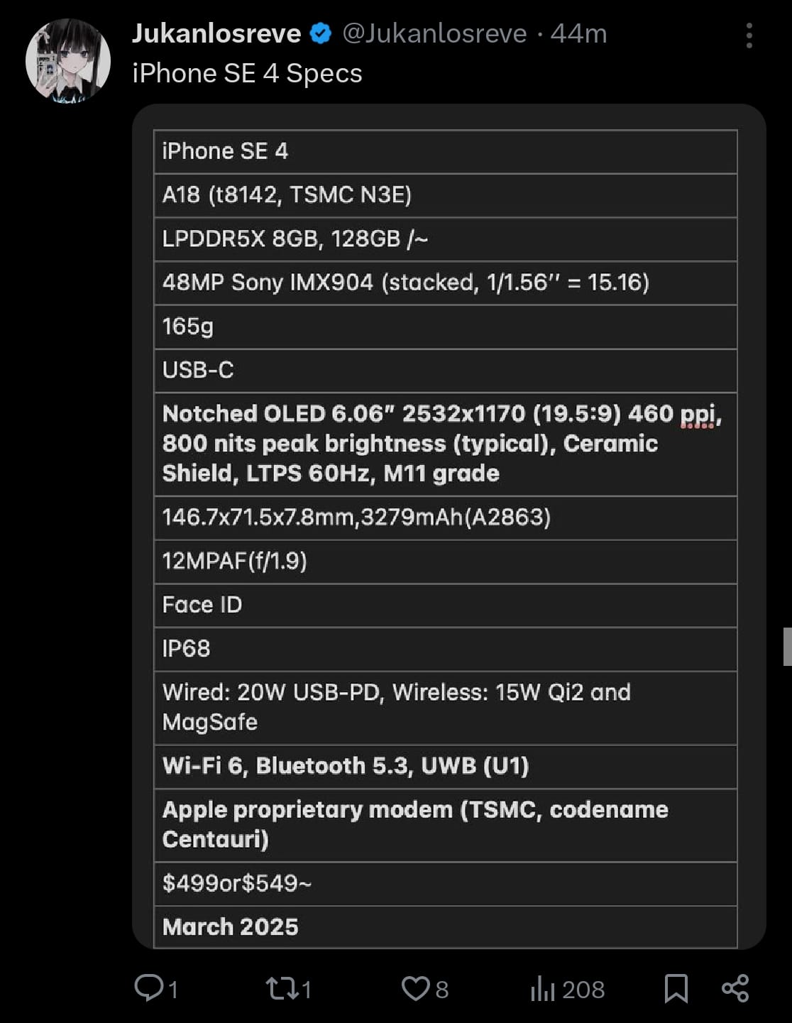 Detail Spesifikasi dan Harga iPhone SE 4 Bocor? • Jagat Gadget