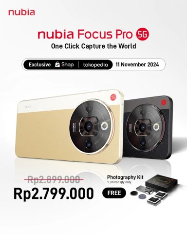 Nubia Focus Pro 5G Sudah Resmi di Indonesia, Segini Harganya! • Jagat ...