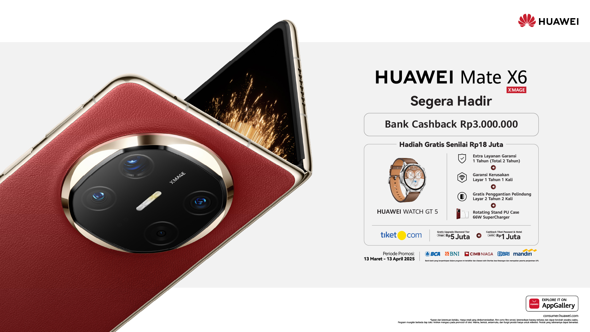 Huawei Mate X6 Hadir di Indonesia 11 Maret, Tawarkan Bonus Hingga Rp 18 ...