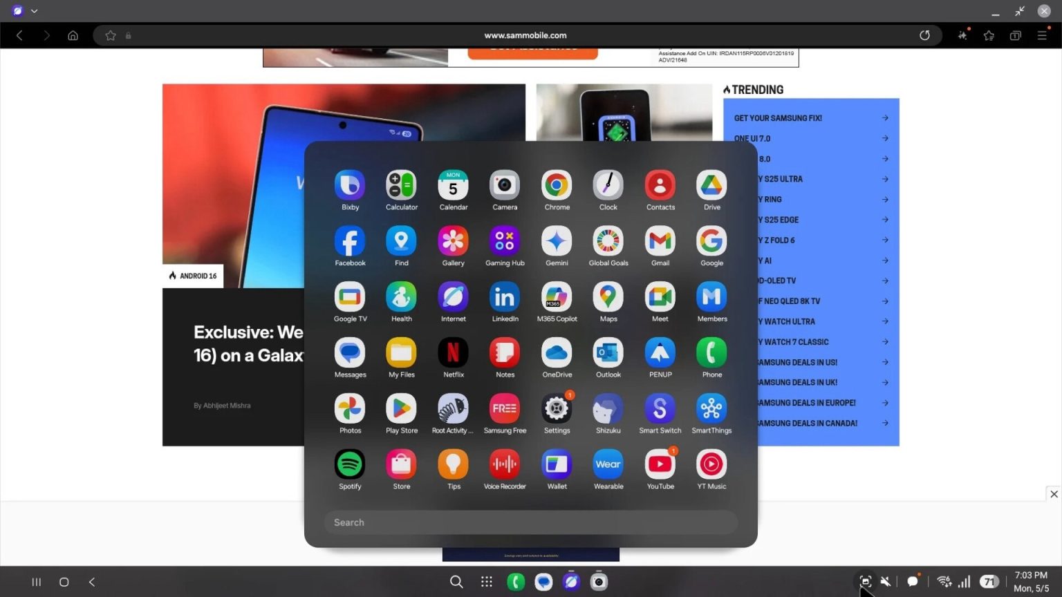Samsung Siapkan Desain Baru DeX di One UI 8, Apa Peningkatanya? • Jagat ...