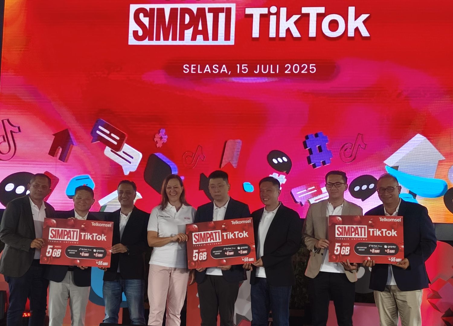 Telkomsel, TikTok, dan GoPay Rilis SIMPATI TikTok: Untuk Kreator dan ...