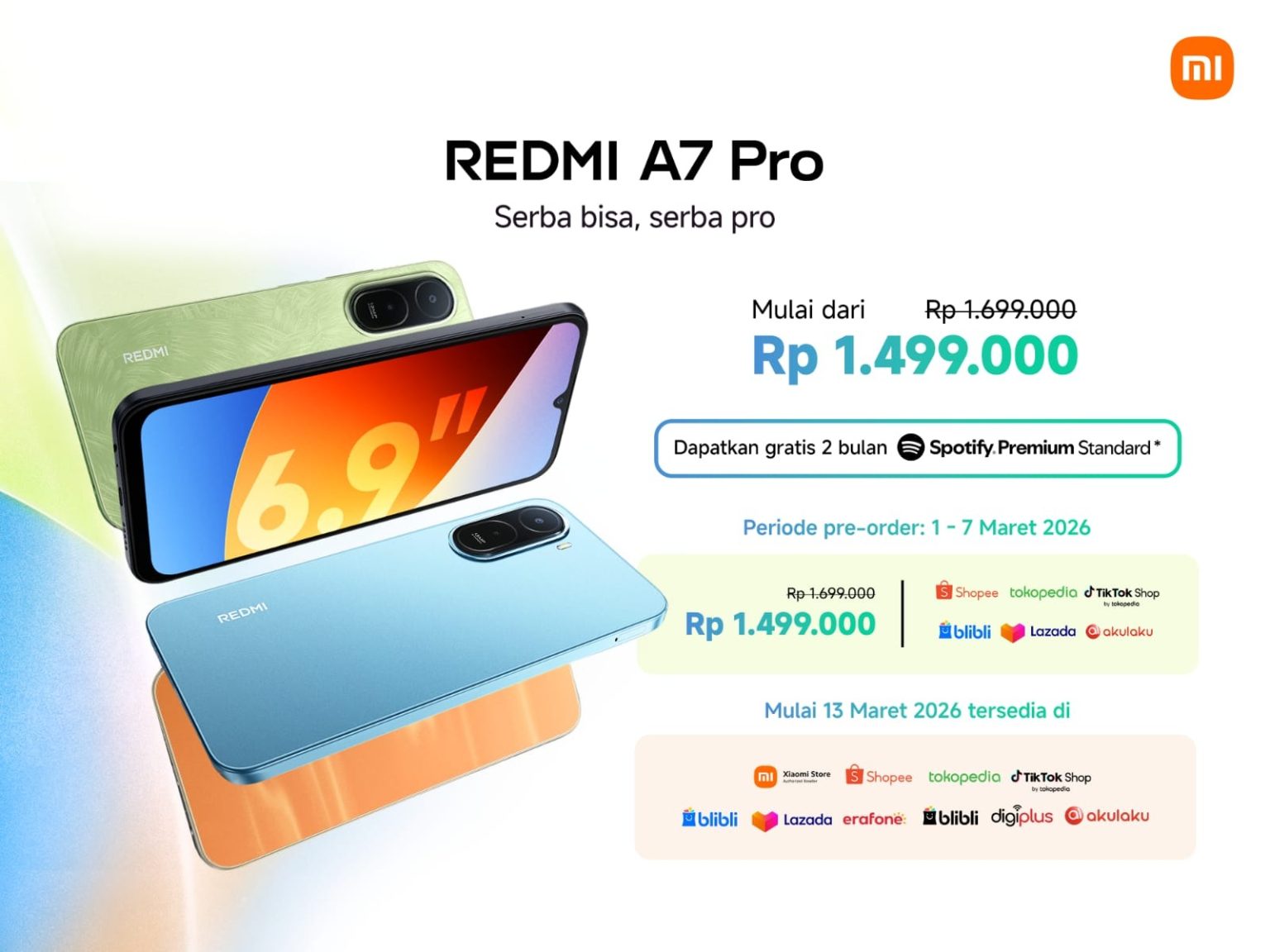 REDMI A7 Pro Meluncur di Indonesia, Harga Rp 1 Jutaan, Ini ...